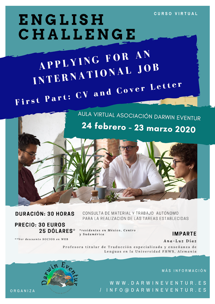 Applying For An International Job, 1st part: CV and Cover Letter ...